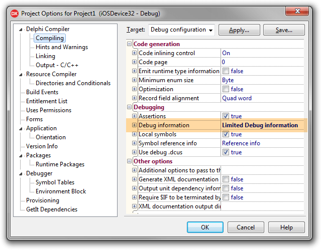 Improve Android and iOS debug compilation speed – grijjy blog